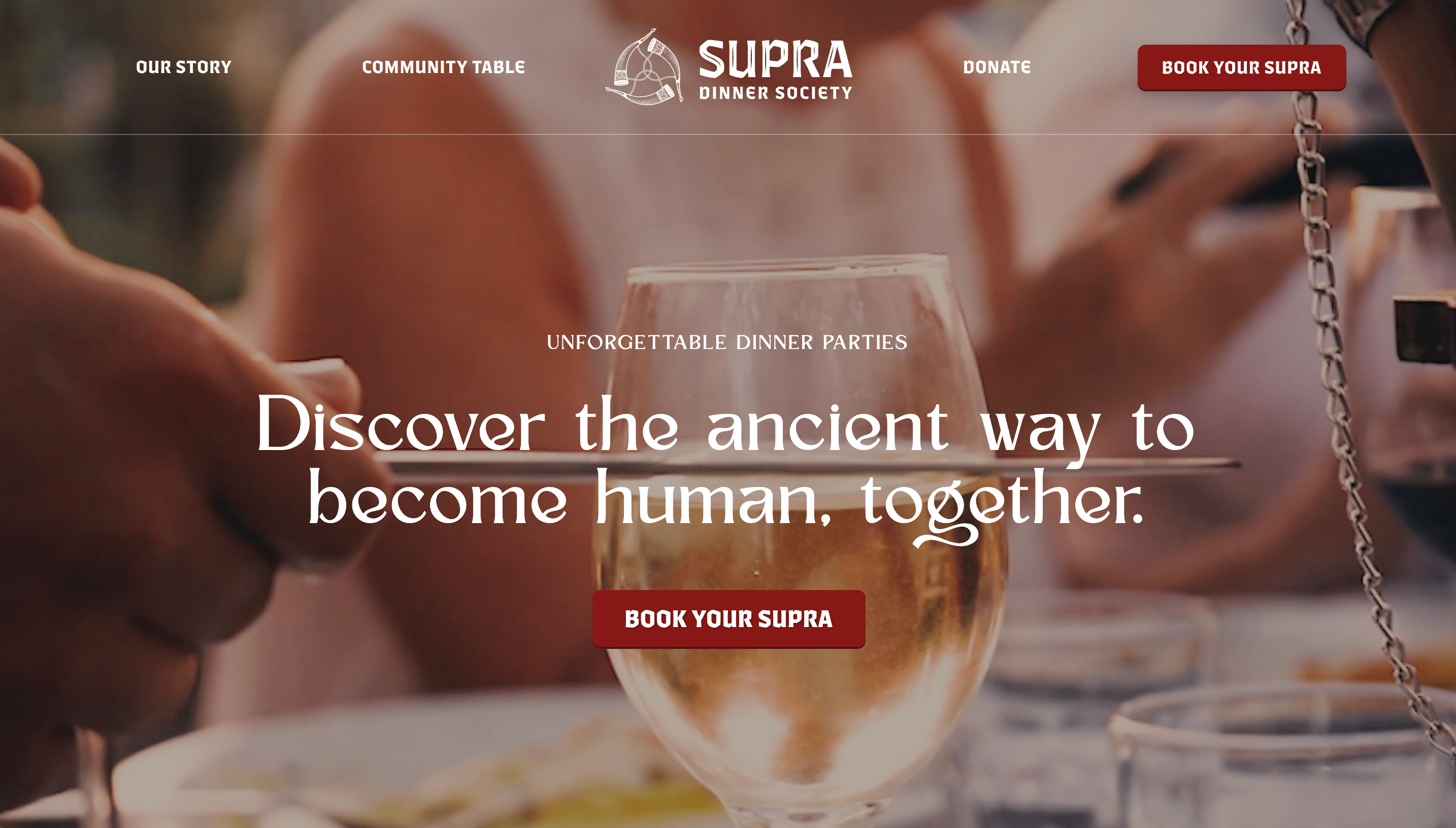 Supra Dinner Society - Unforgettable Dinner Parties
